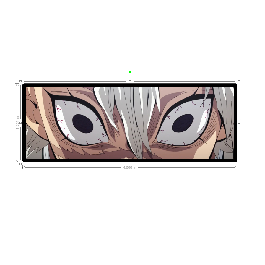 Demon Slayer Hashira Eyes Waterproof Vinyl Sticker SOLD PER PIECE ...