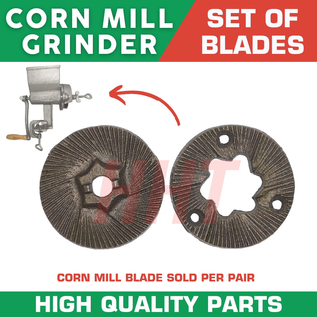 Corn Coffee Peanut Mill Grinder Plate/Blade 1 Pair corn mill blade pang ...