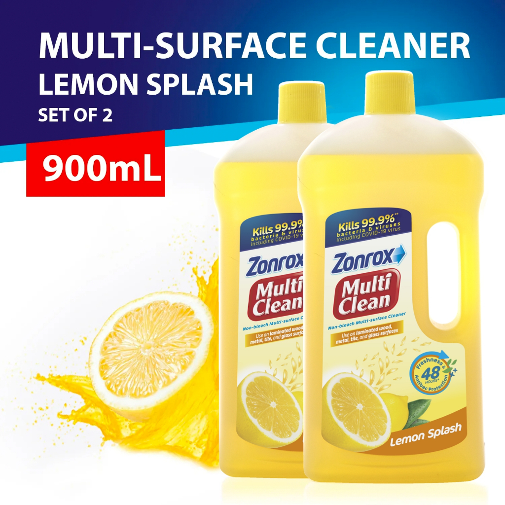 Zonrox Multi Clean Lemon Splash (900 mL) Set of 2 | Shopee Philippines