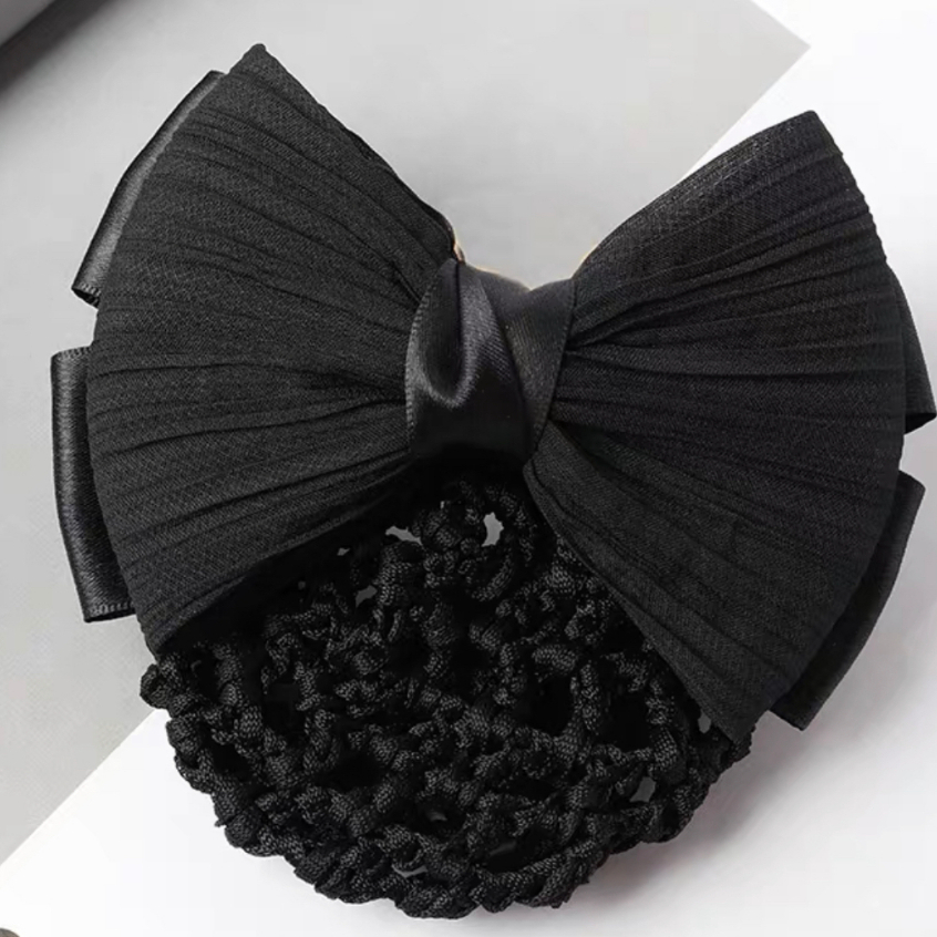 hairnet ribbon wtihnet office work restaurant clip with net ribbon ...