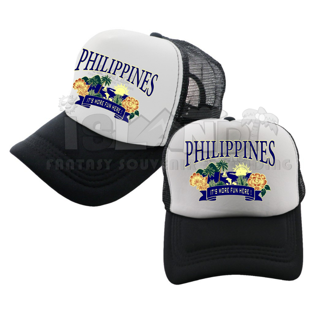NEW Philippine Cap Printed Philippines Hat- Pilipinas Souvenir Bucket ...