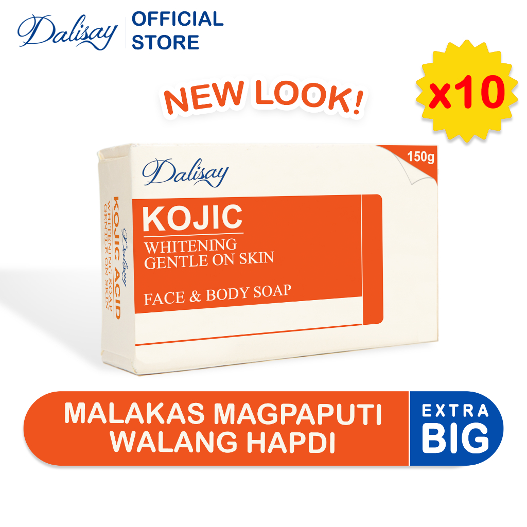 Dalisay Kojic Soap 150 grams (10 bars) | Shopee Philippines