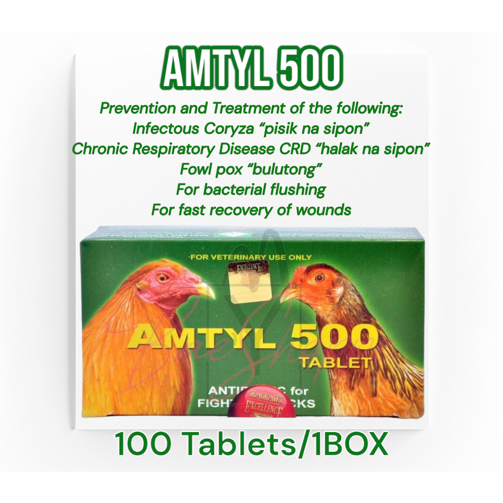 Amtyl 500 antibacterial 100tablets/box | Shopee Philippines