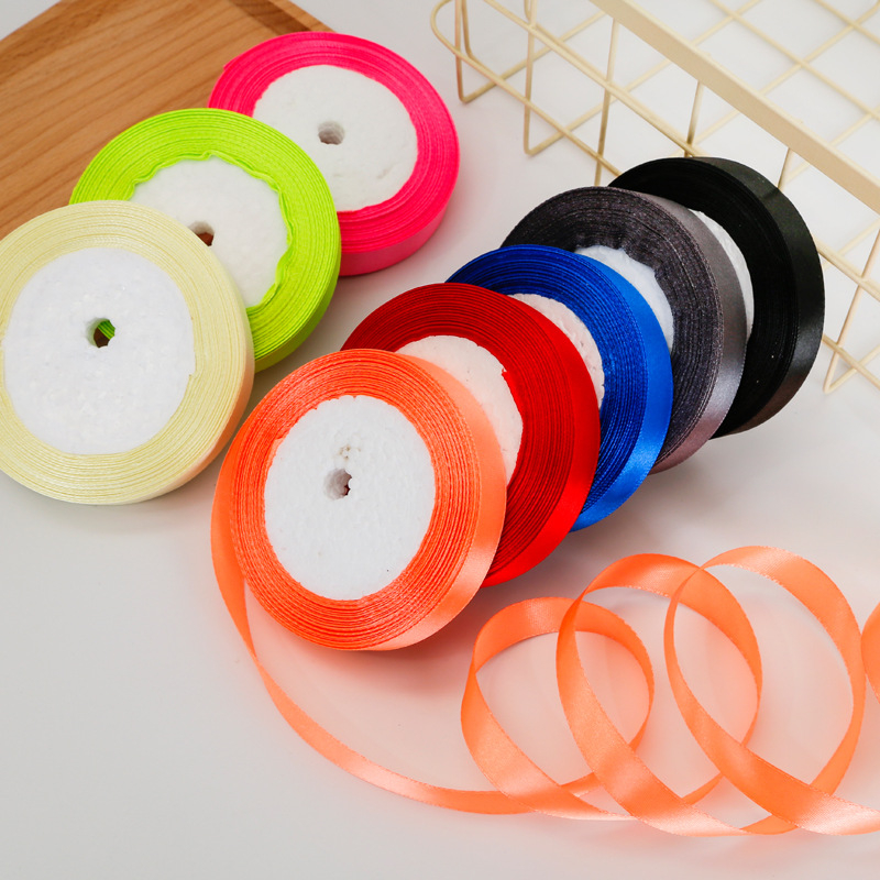 1inch Satin Ribbon 25yards per Roll Gift Wrapping Wedding Birthday ...