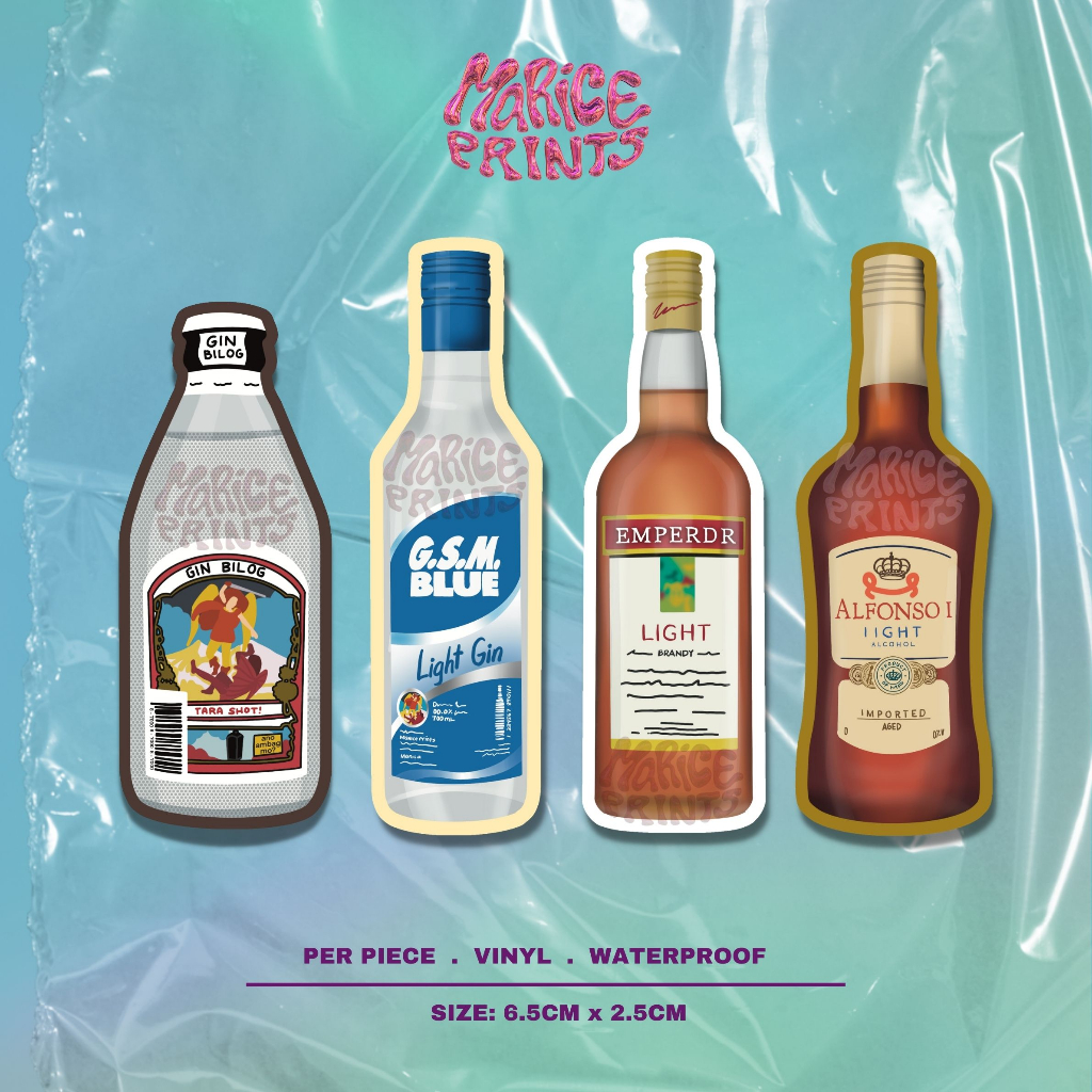 Alak Manginginom Waterproof Sticker | Gin Empi Alfonso | Pinoy Inspired ...