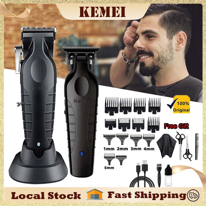Kemei KM-2296 Professional Precision Fade Hair Clippers Cordless Hair Cutting Machine ...