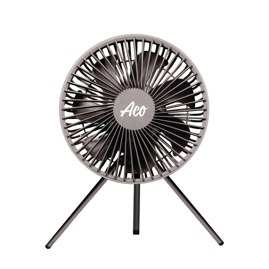 ACO Rechargeable Tripod Fan Portable 9" ACOGXZF1 | Shopee Philippines
