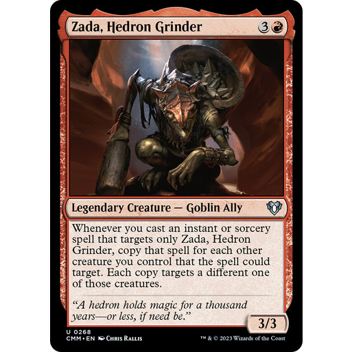 Magic the Gathering Zada, Hedron Grinder Commander Masters | Shopee ...
