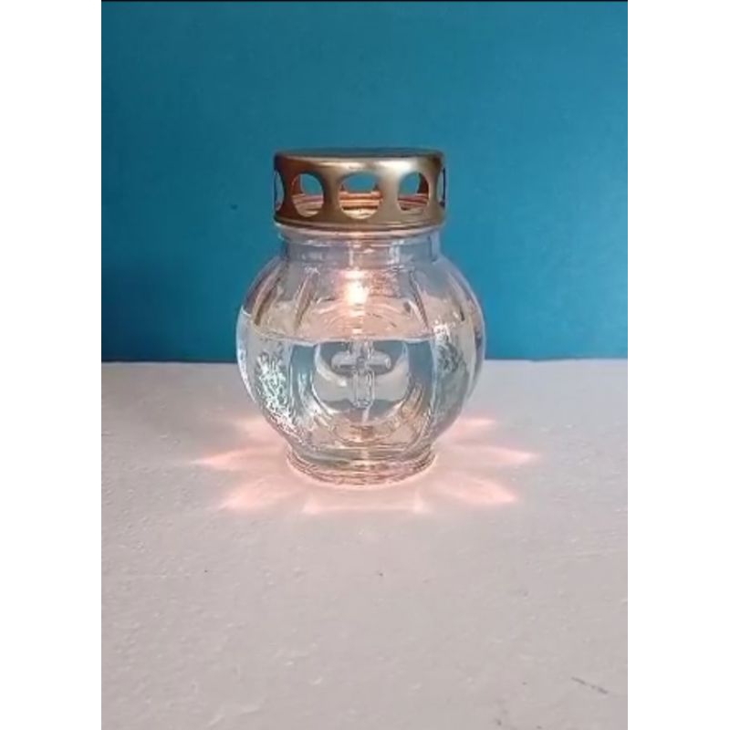 GEL CANDLE WINDPROOF IN GLASS | Shopee Philippines