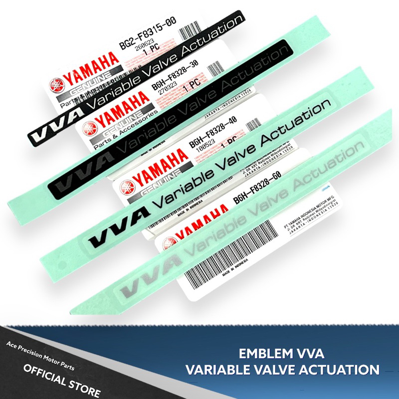 EMBLEM VVA (VARIABLE VALVE ACTUATION) BG2-F8315-00 / B6H-F8328 (1PC ...