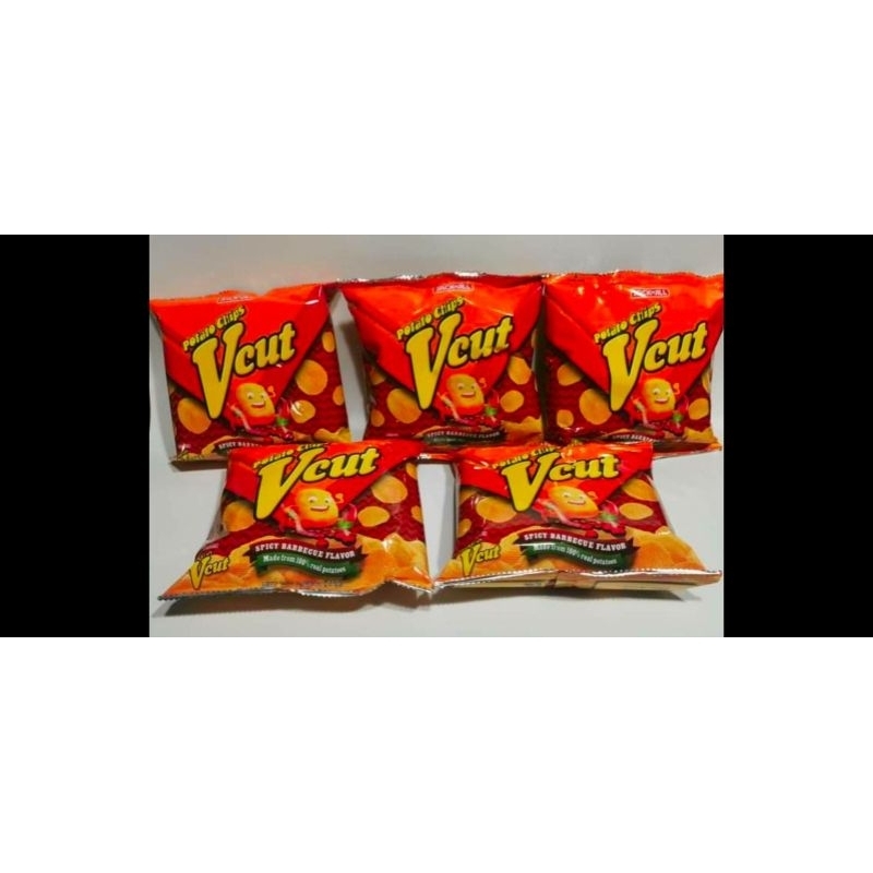 5 Packs of Vcut Spicy Barbecue (25g) | Shopee Philippines