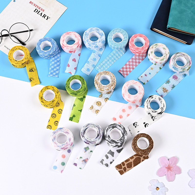 1 ROLL Cute Cartoon Finger Bandage Writing Finger Guard Anti-wear Hand ...