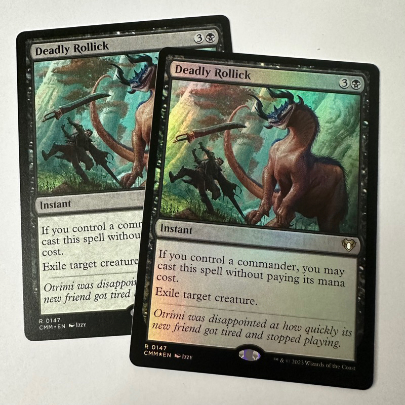 DEADLY ROLLICK | CMM COMMANDER MASTERS | BLACK | MTG MAGIC THE ...