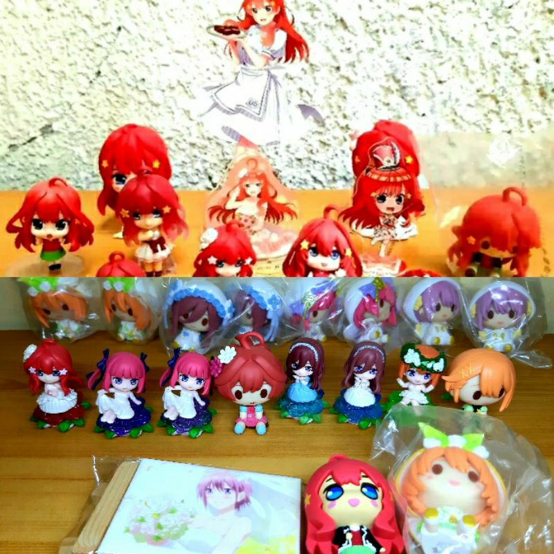 Bandai The Quintessential Quintuplets Anime mini figures/chokonokko ...