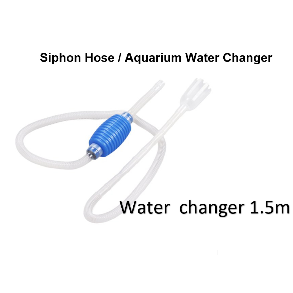quarium Fish Tank Water Change Syphon Hand Pump Vacuum Cleaner Tool ...