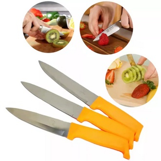 homey Kitchen Knife Stainless Steel Chef Knife Bread Knife Cutting ...