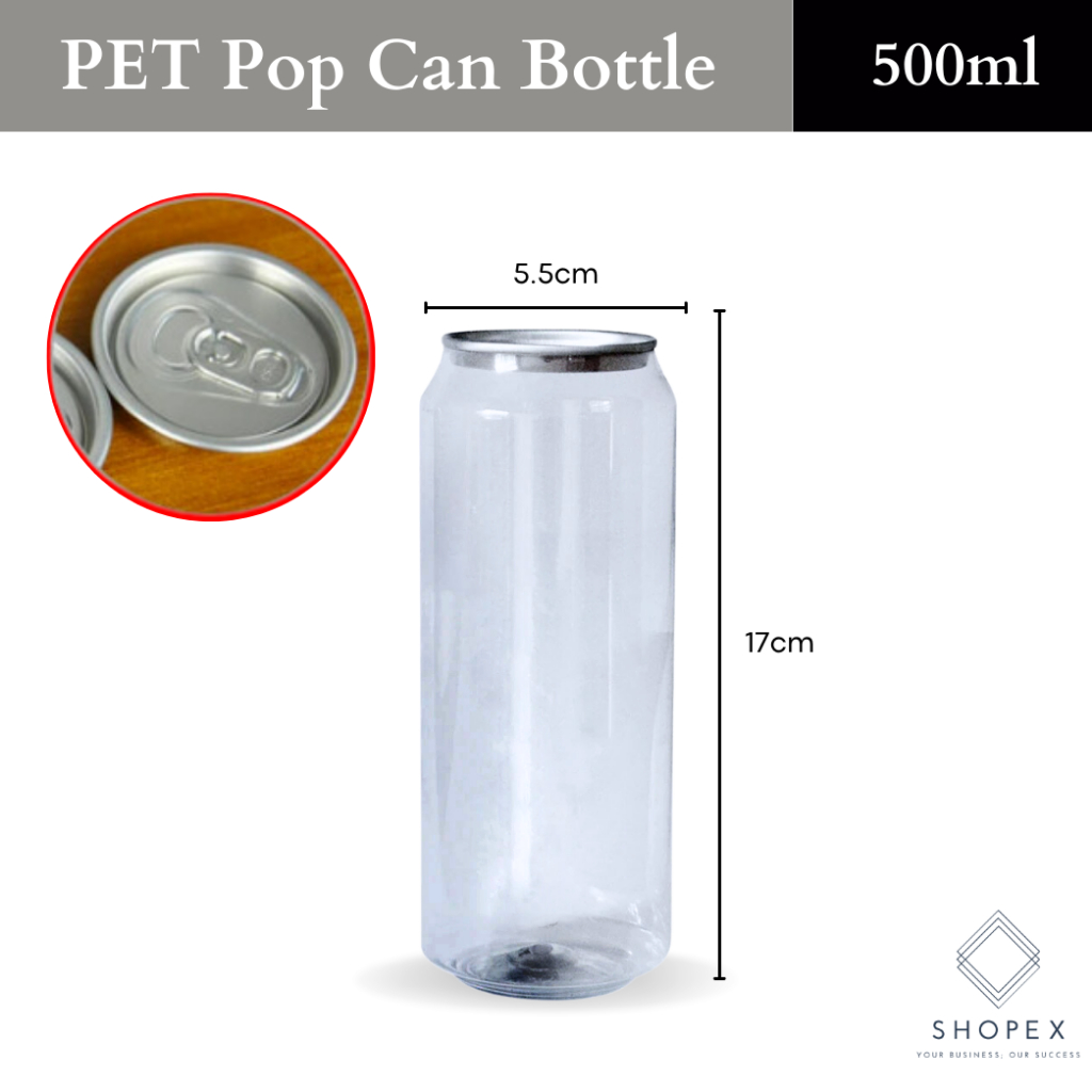 PET Pop Soda Can 650ml/500ml/ PET Pop Can / Plastic Pop Can Sealable ...
