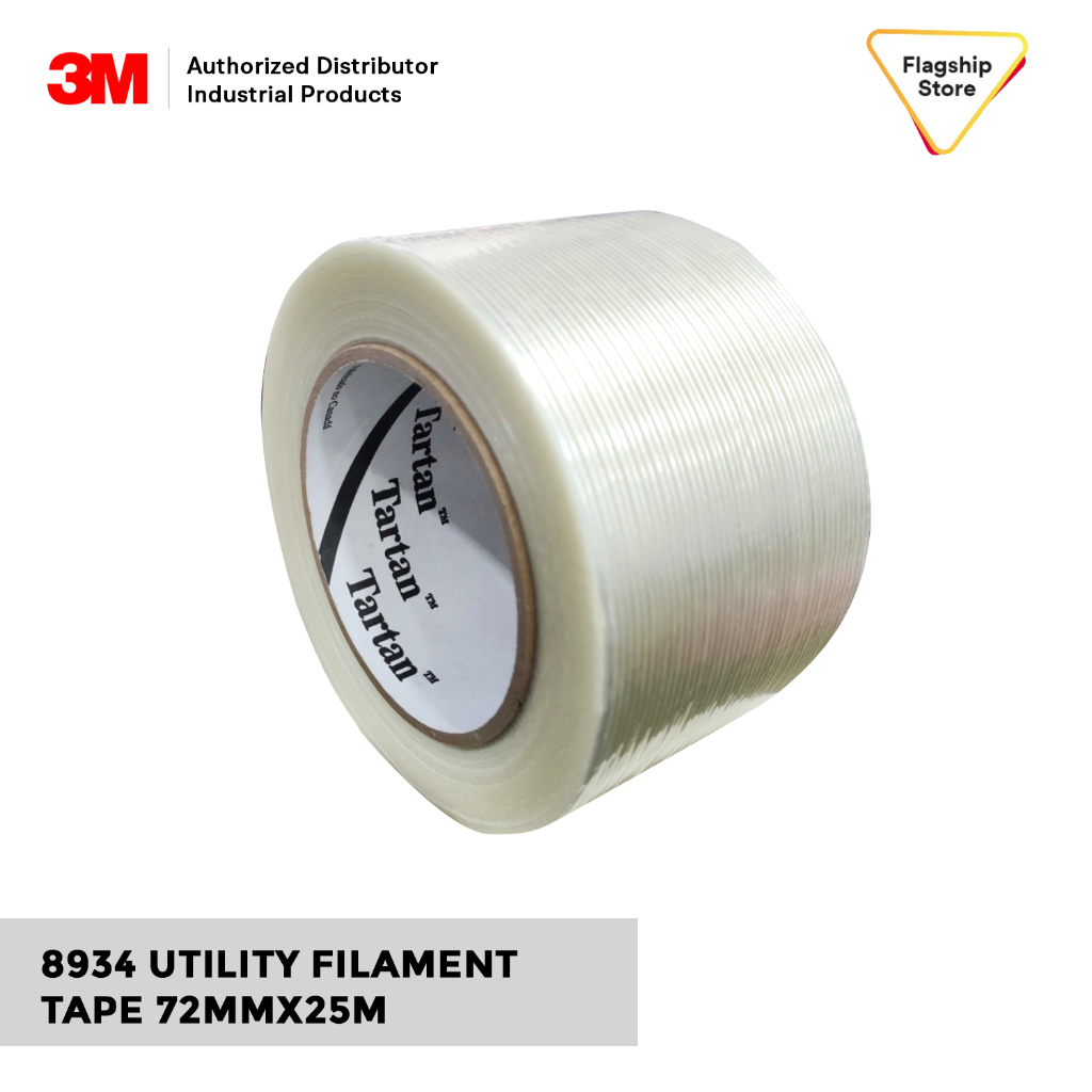 3M™ FILAMENT TAPE 8934 72MMX55M | Shopee Philippines