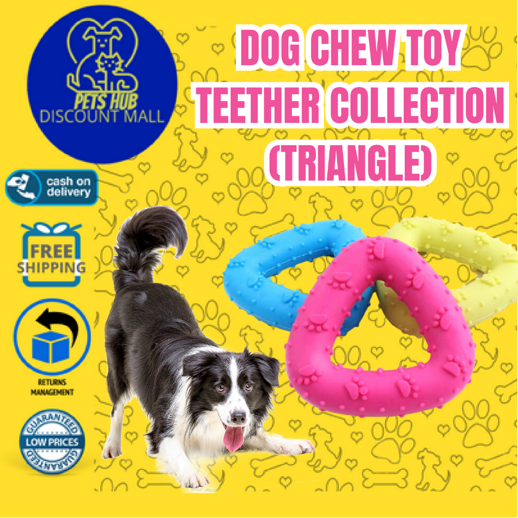 Dog Chew Toy Teether Collection (Triangle) | Shopee Philippines