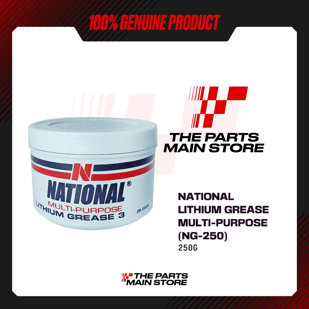 NATIONAL GREASE MULTI-PURPOSE LITHIUM (NG-250) 250G | Shopee Philippines