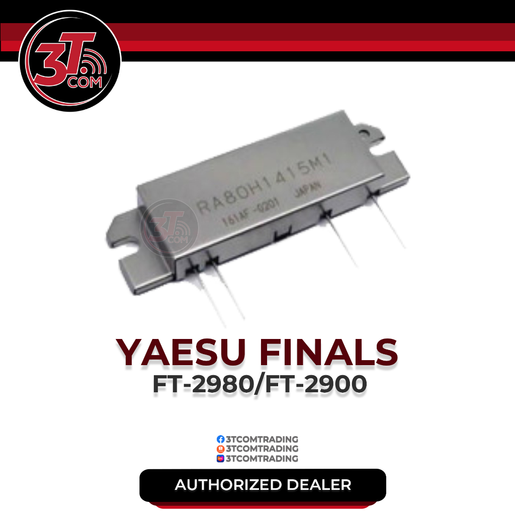 ORIGINAL FINAL RA80H1415M1 JAPAN FOR YAESU FT-2900R AND FT2980 | Shopee ...