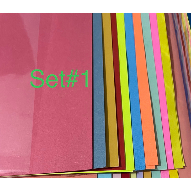 Colored Paper 20pcs ASSORTED (10 colors) / TRIGEM Brand / ASSORTED ...