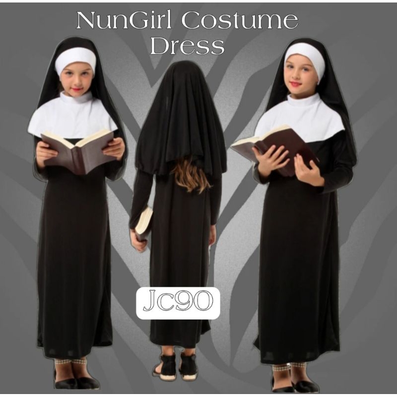 The Nun Halloween Costume for Kids | Shopee Philippines