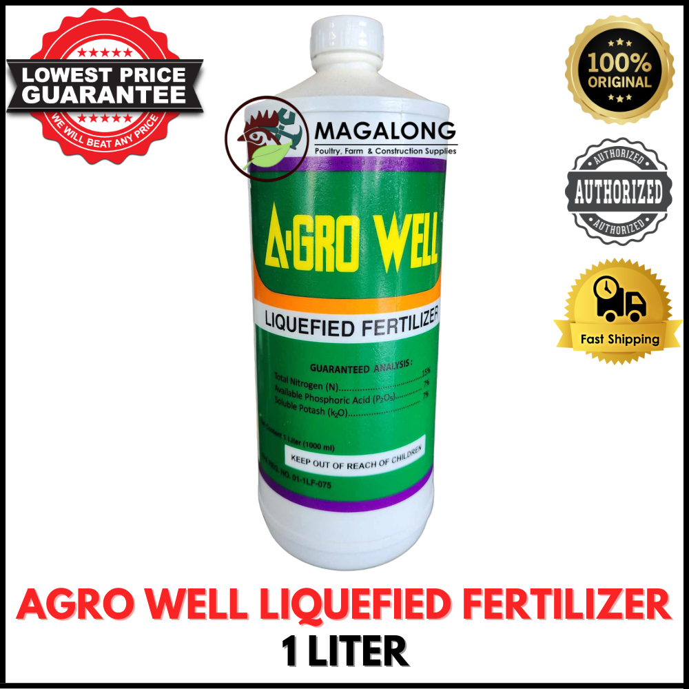 AGROWELL LIQUEFIED FERTILIZER - 1 LITER | Shopee Philippines
