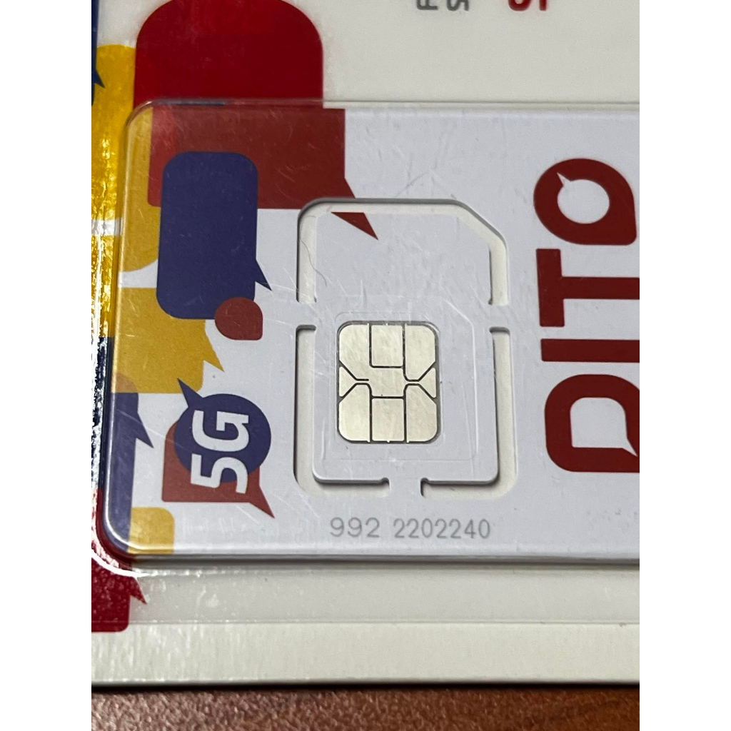 DITO SIM CART 5G/ 4G LTE/ SET OF 10 PCS | Shopee Philippines