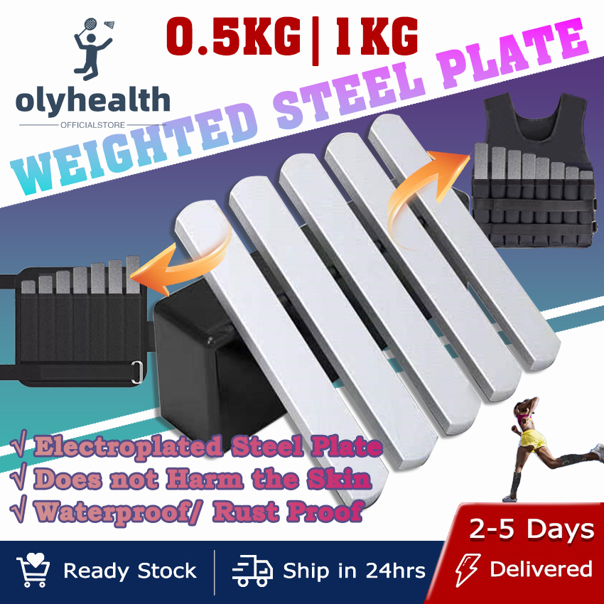 (2/4/8/16PCS)0.5KG/1KG Steel Plates For Weight Vest Holders And ...