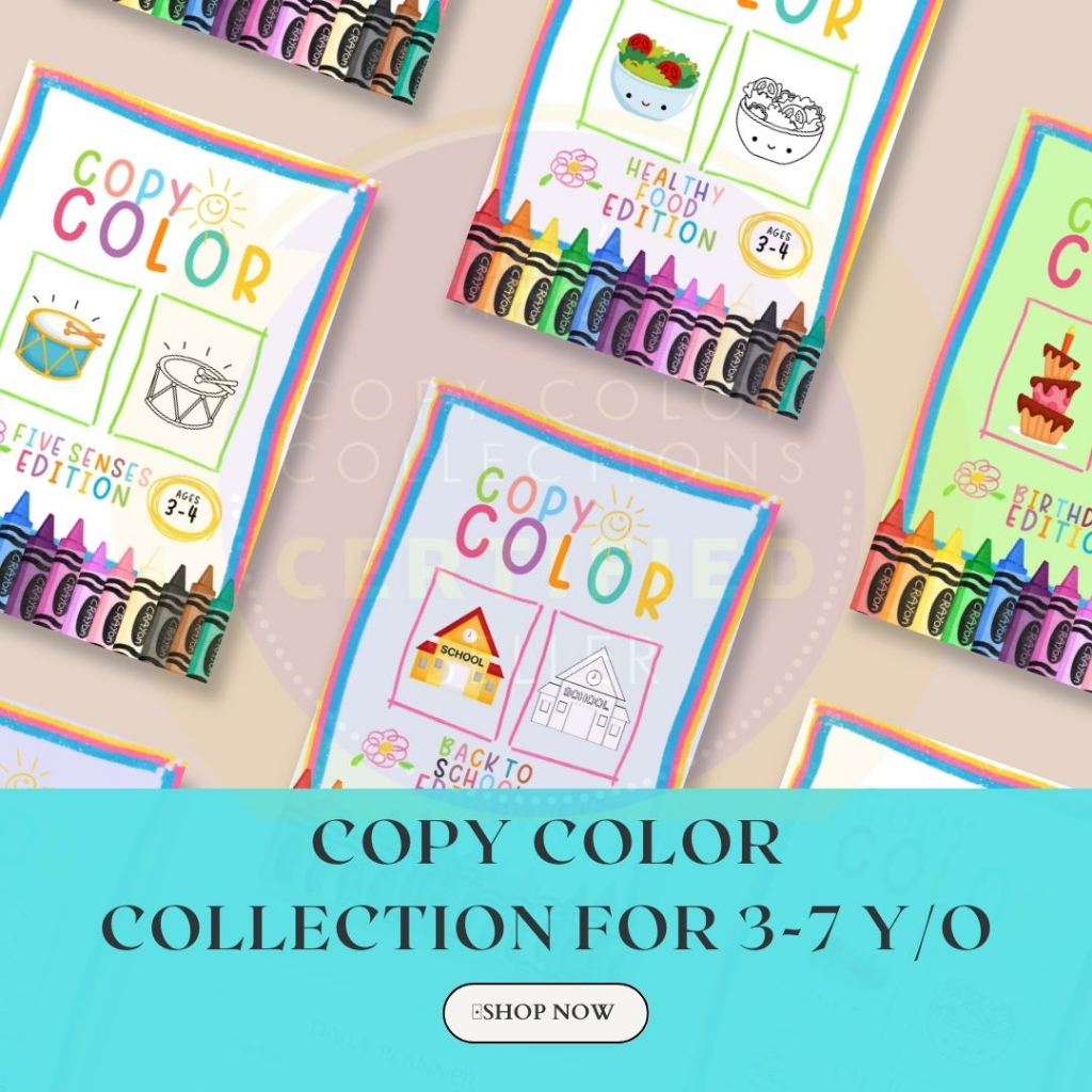 Copy Color Collection - Coloring Book for KIDS 3-7 years old ...