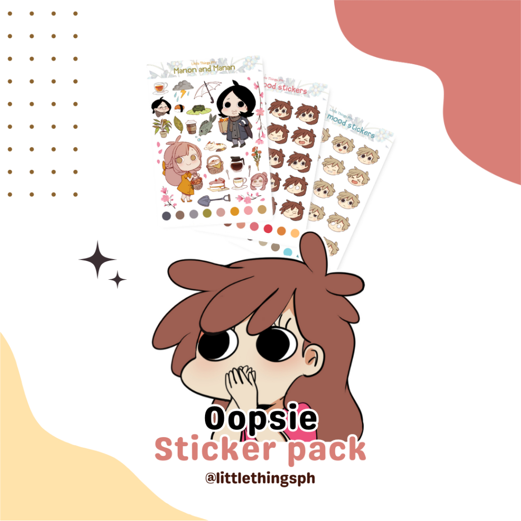 Oopsie | Sticker pack stationery journal planner | Shopee Philippines