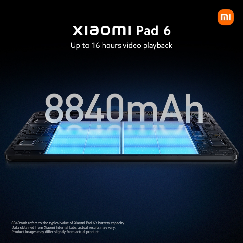 Xiaomi Pad 6 8+128 Global Version With 1-year Warranty |144Hz WQHD+ eye Care display |Snapdragon ...