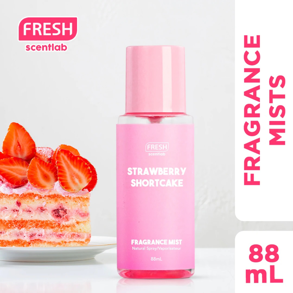 FRESH Scentlab Strawberry Shortcake Fragrance Mist 88ml | Shopee ...