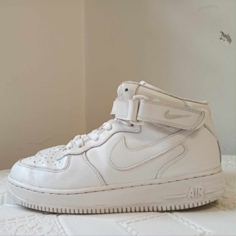 Men's Shoes White Leather us8 eur41, 26cm | Shopee Philippines
