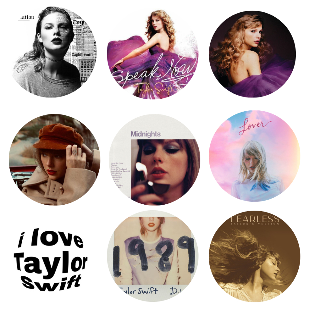Taylor Swift Album Cover Button pins | Shopee Philippines