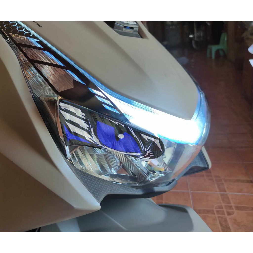 Yamaha Mio Gravis Winker Sticker Eagle design Blue | Shopee Philippines