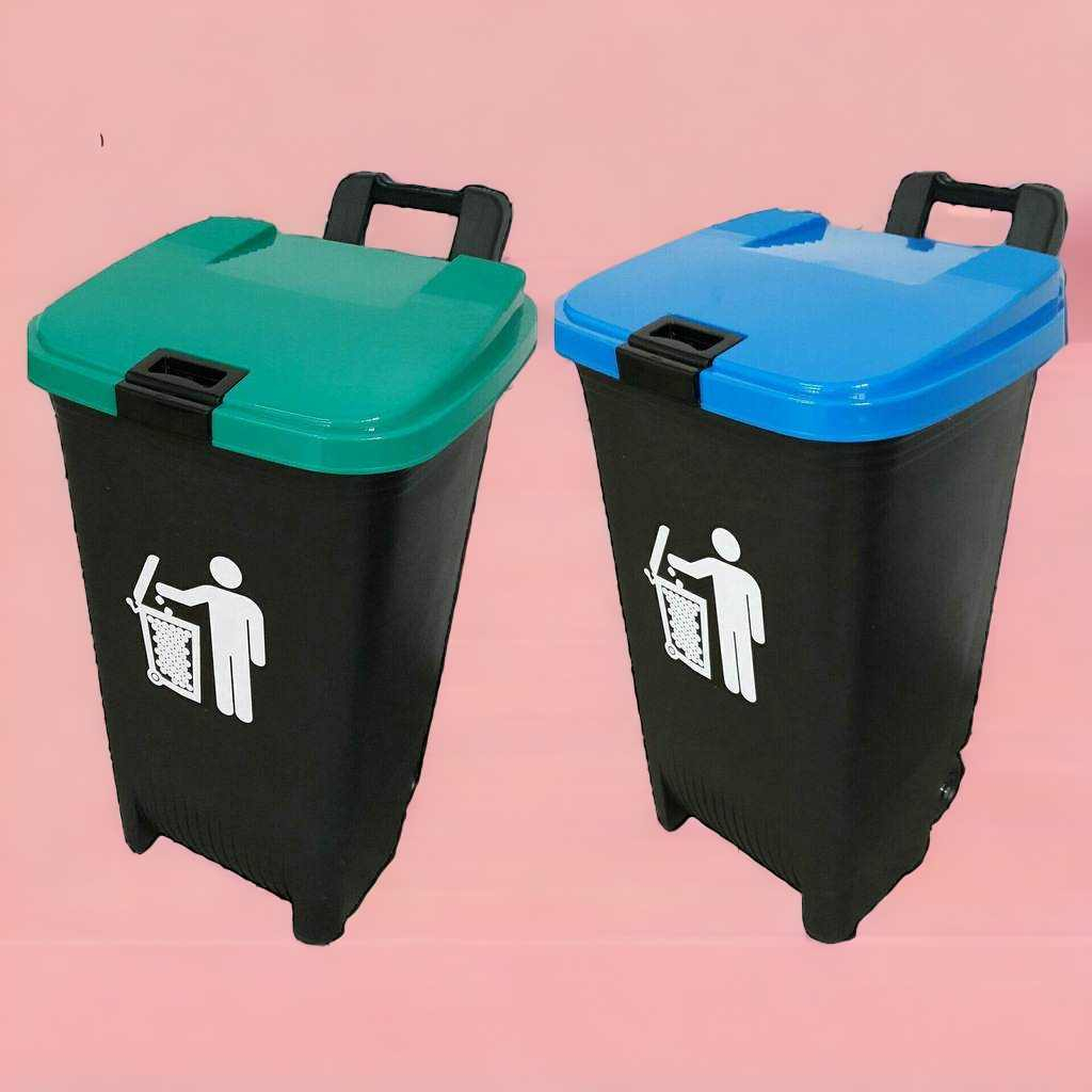 Trash Bin 80L OROCAN /Can with Wheels and Lock 80L (Basurahan/ Garbage Bin) | Shopee Philippines