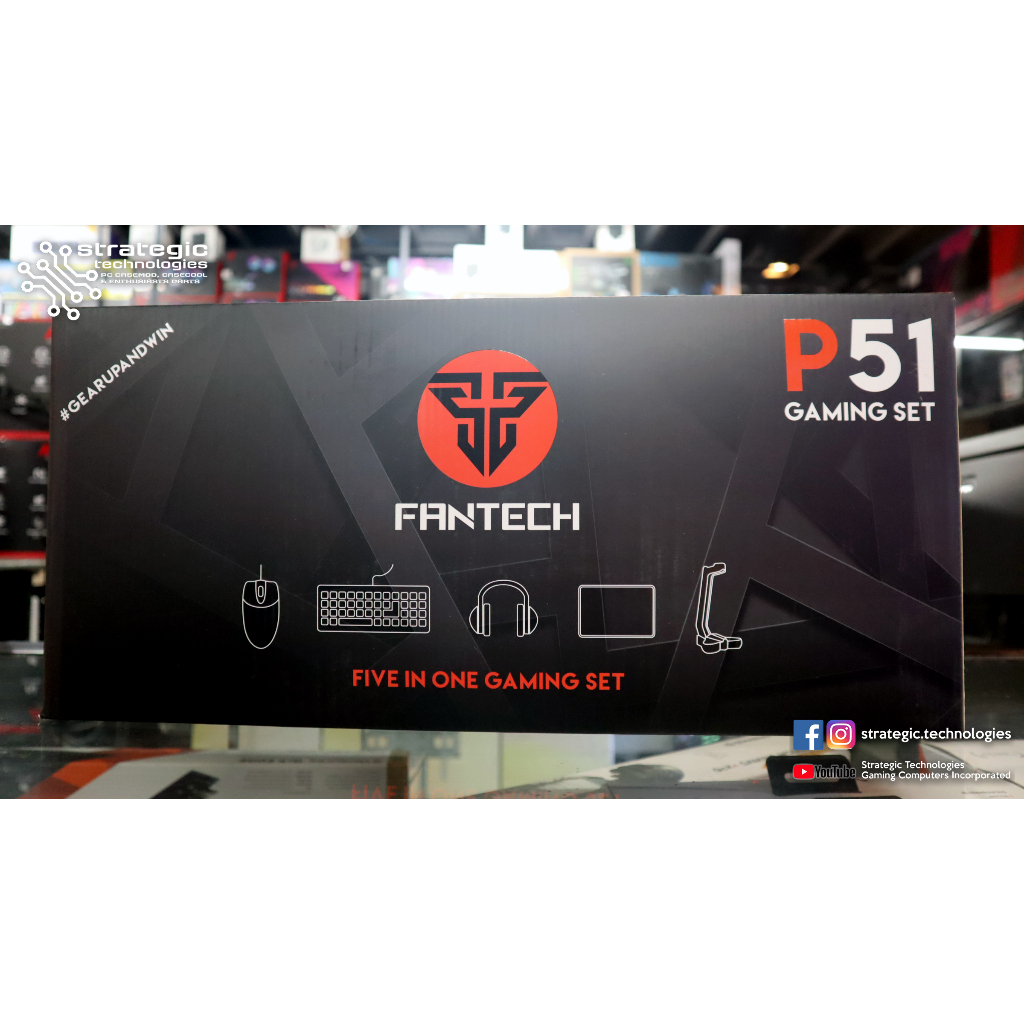 Fantech P51 5 In 1 Gaming Set Bundle | Shopee Philippines