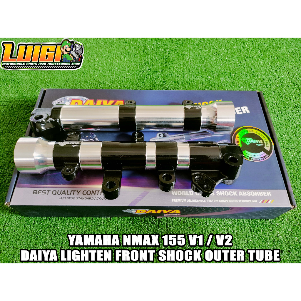 DAIYA YAMAHA NMAX 155 V1 & V2 LIGHTEN FRONT SHOCK OUTER TUBE BLACK | Shopee Philippines