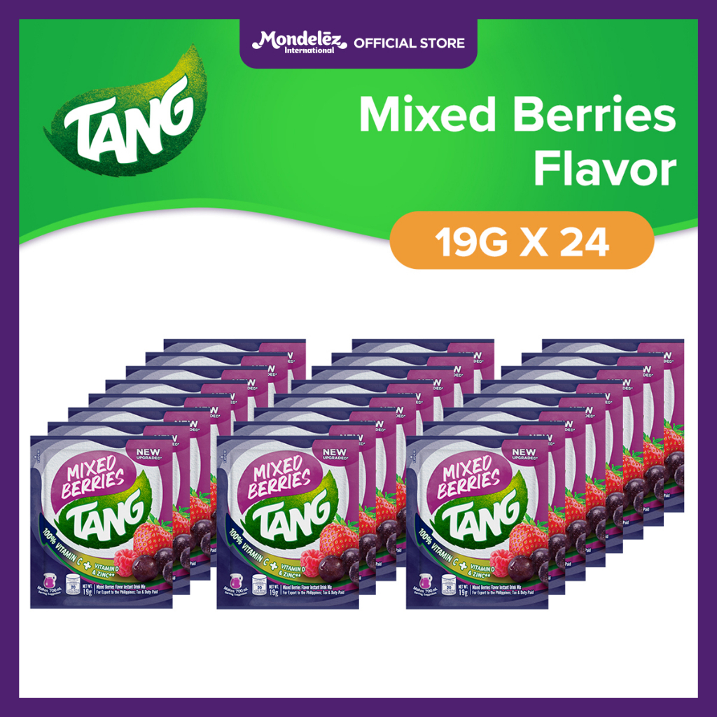 Tang Instant Drink Mix - Mixed Berries Flavor 19g (Set of 24) | Shopee ...