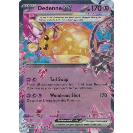 Dedenne ex - 093/193 - Ultra Rare Scarlet & Violet: Paldea Evolved ...