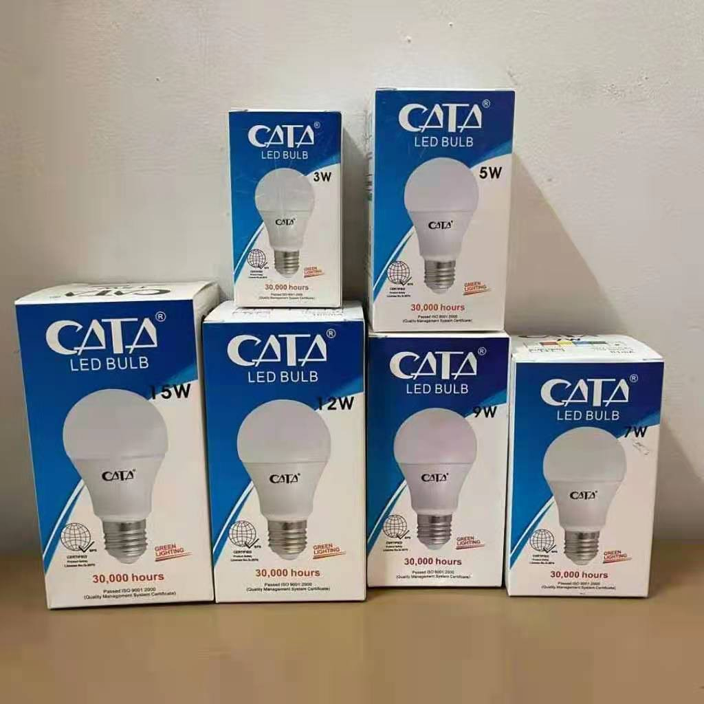 cata led bulb white light 3w 5w 7w 9w 12w 15w and 18w COD | Shopee ...