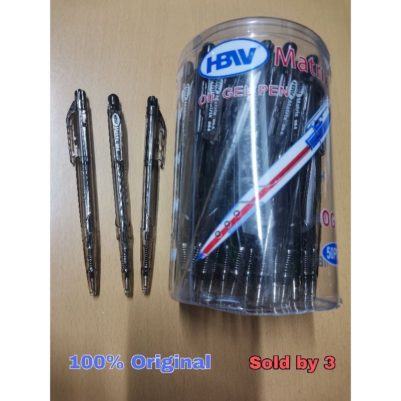 HBW Matrix Ballpen 3 pcs (100% Original) | Shopee Philippines