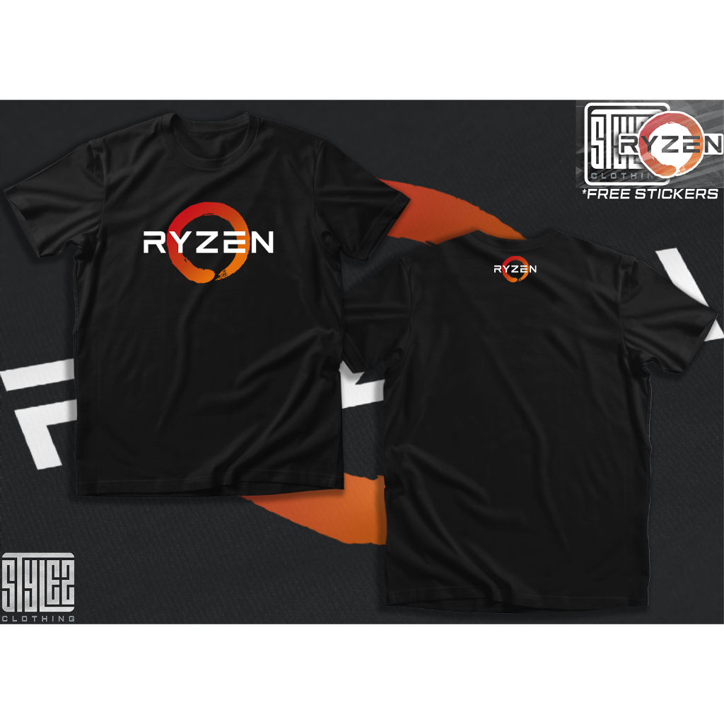 AMD RYZEN FAN LOGO T-SHIRT PCMR | Shopee Philippines