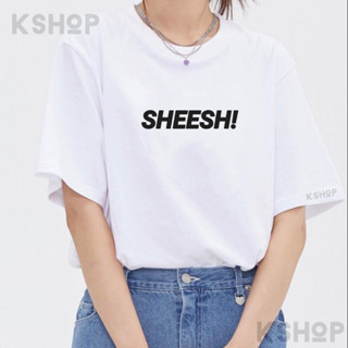 New Graphic Tees Printed (SHEESH!) Design Cotton Spandex T-Shirt For ...