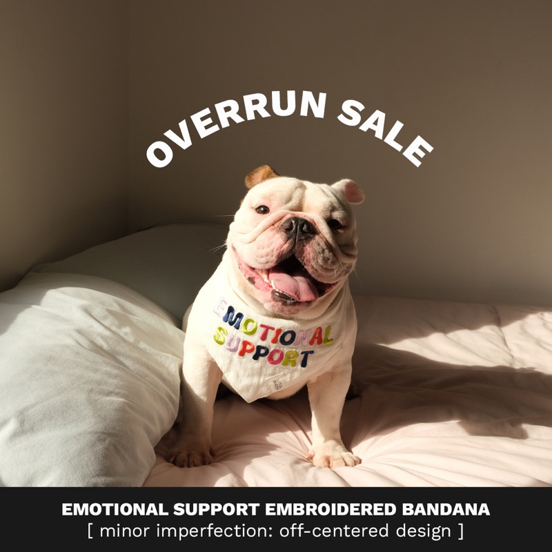 EMOTIONAL SUPPORT [ OVERRUN SALE ] | Shopee Philippines