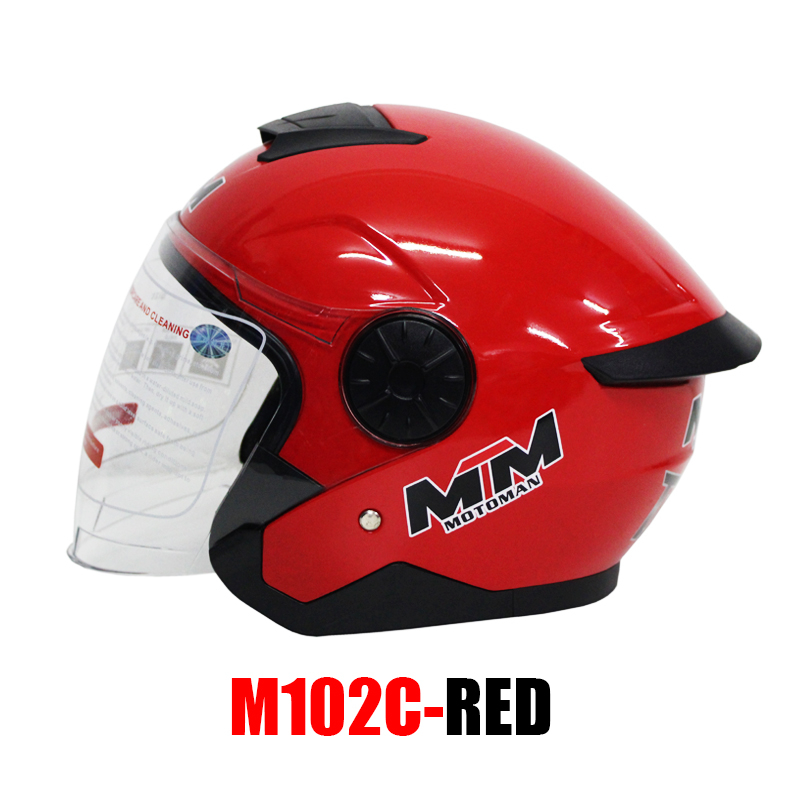 MTM motoman half face helmet motorcycle rainbow visor motor helmets for ...