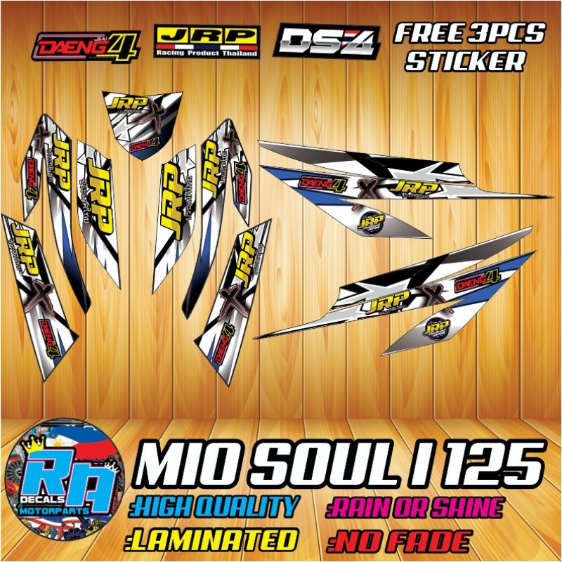 Mio Soul I 125 Jrp x Ds4 Decals | Shopee Philippines