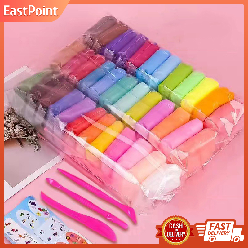 12 Pcs / 24 Pcs / 36 Pcs Ultra Lightweight Air-Drying Modeling Clay ...